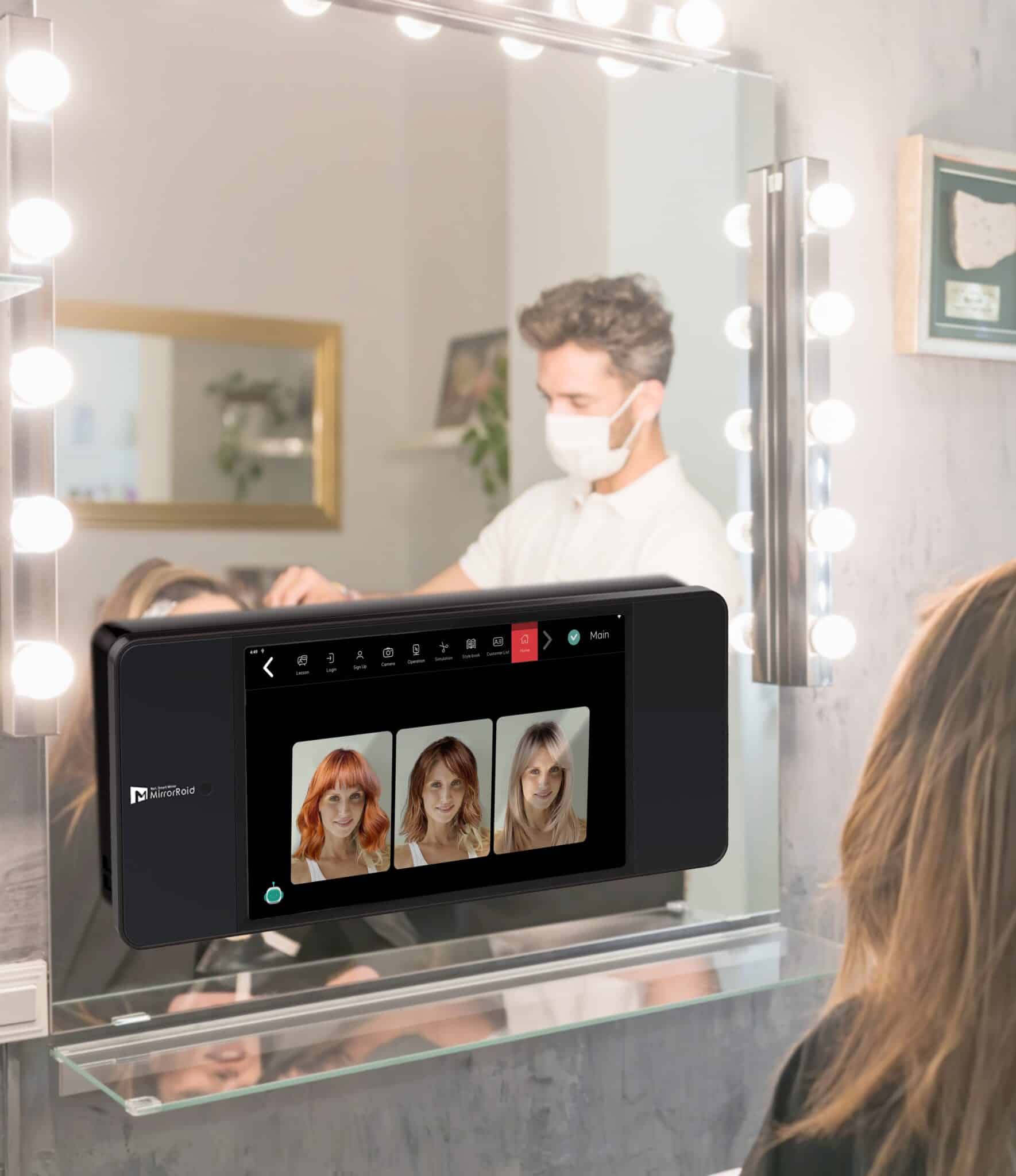Smart Mirrors Unveiled Mirroroid s AI Driven Hairstyling Revolution